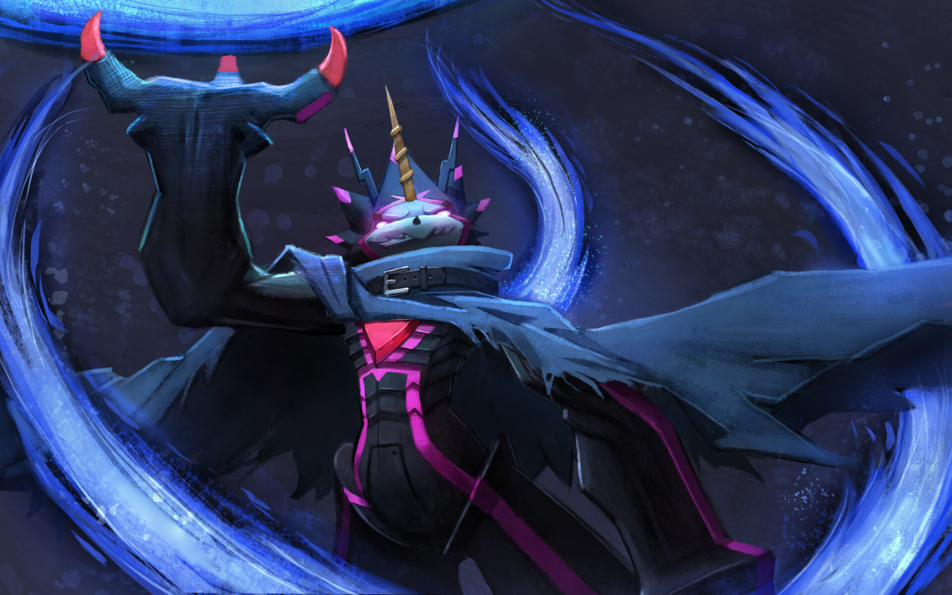 ArtStation - Gulusgammamon, Dark Pales (Digimon Ghost Game)