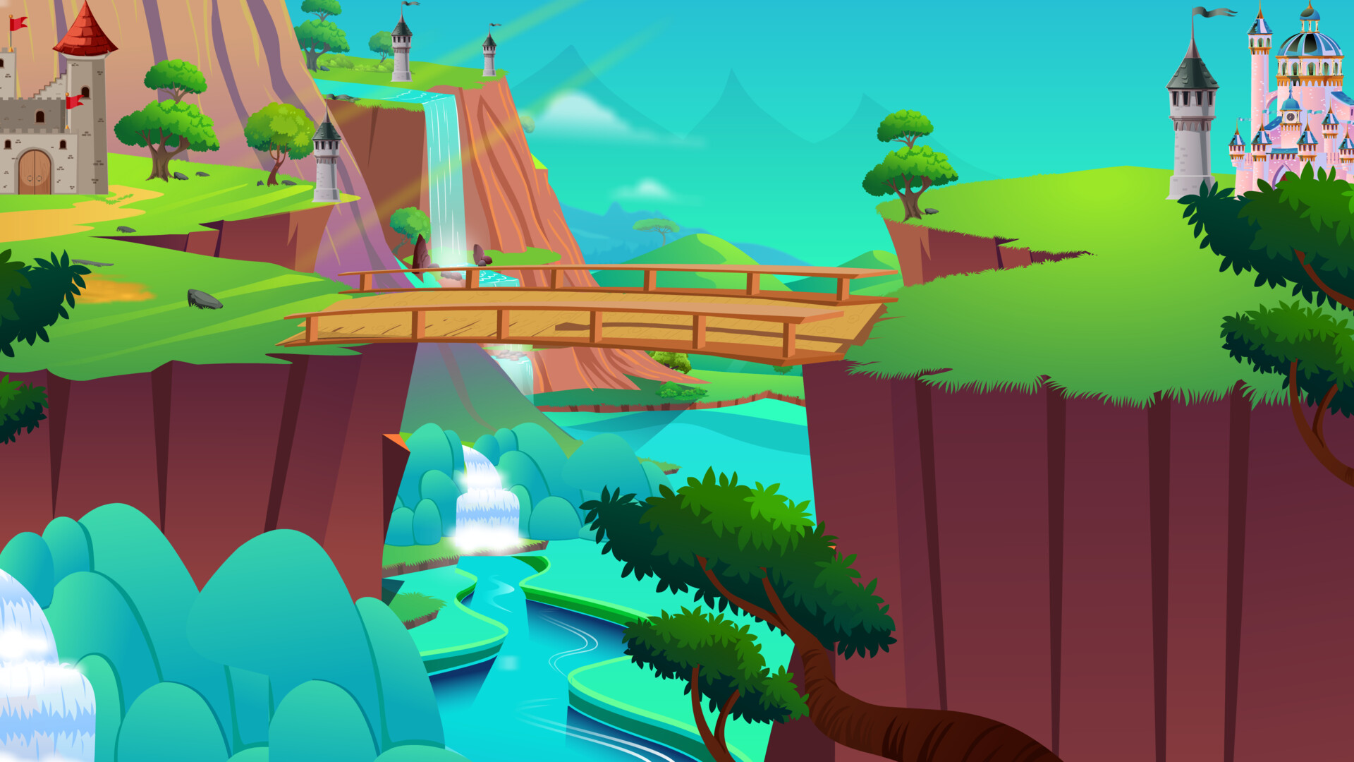 ArtStation - cartoon bg