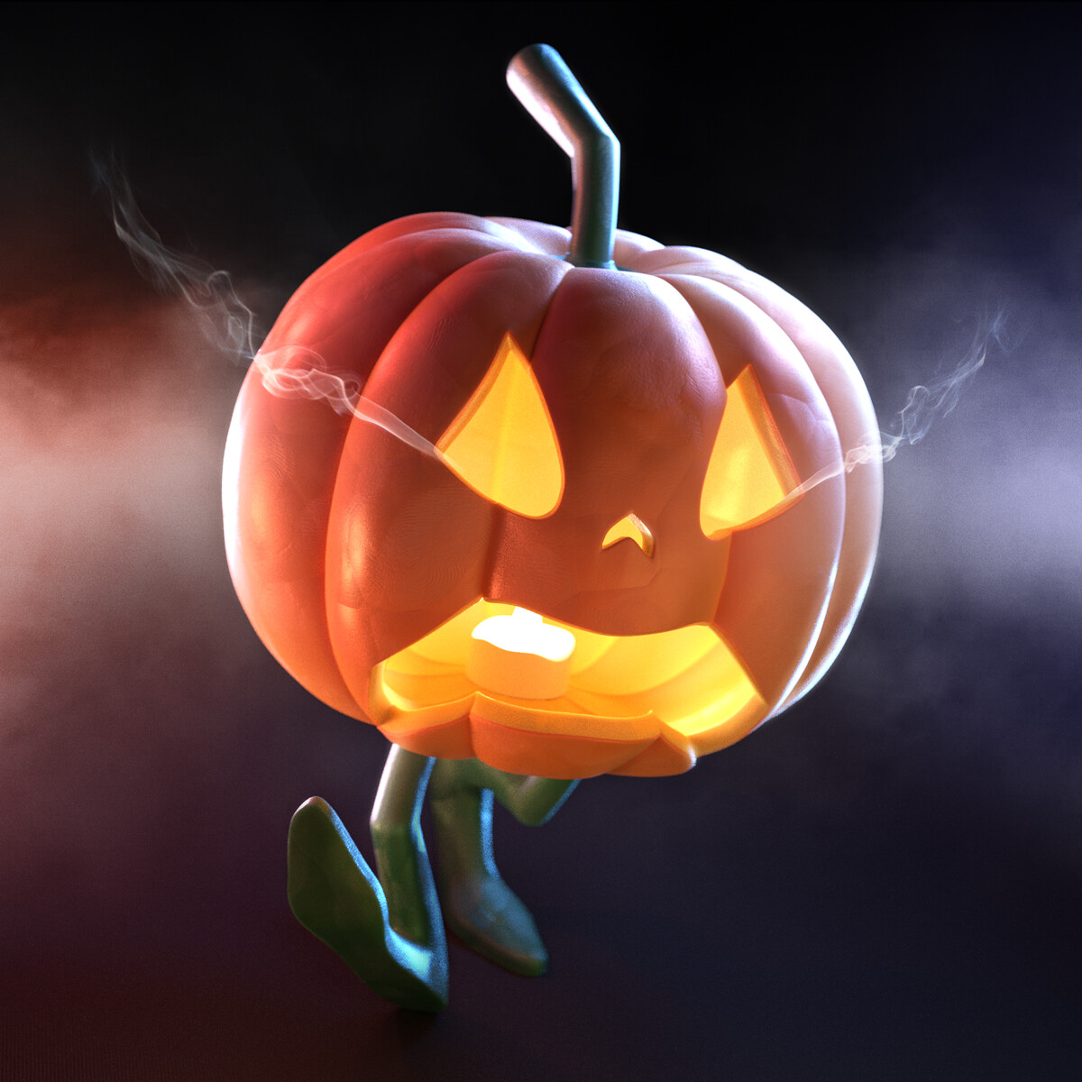 ArtStation - Pumpkin Fear of Night: Brunilda's Run