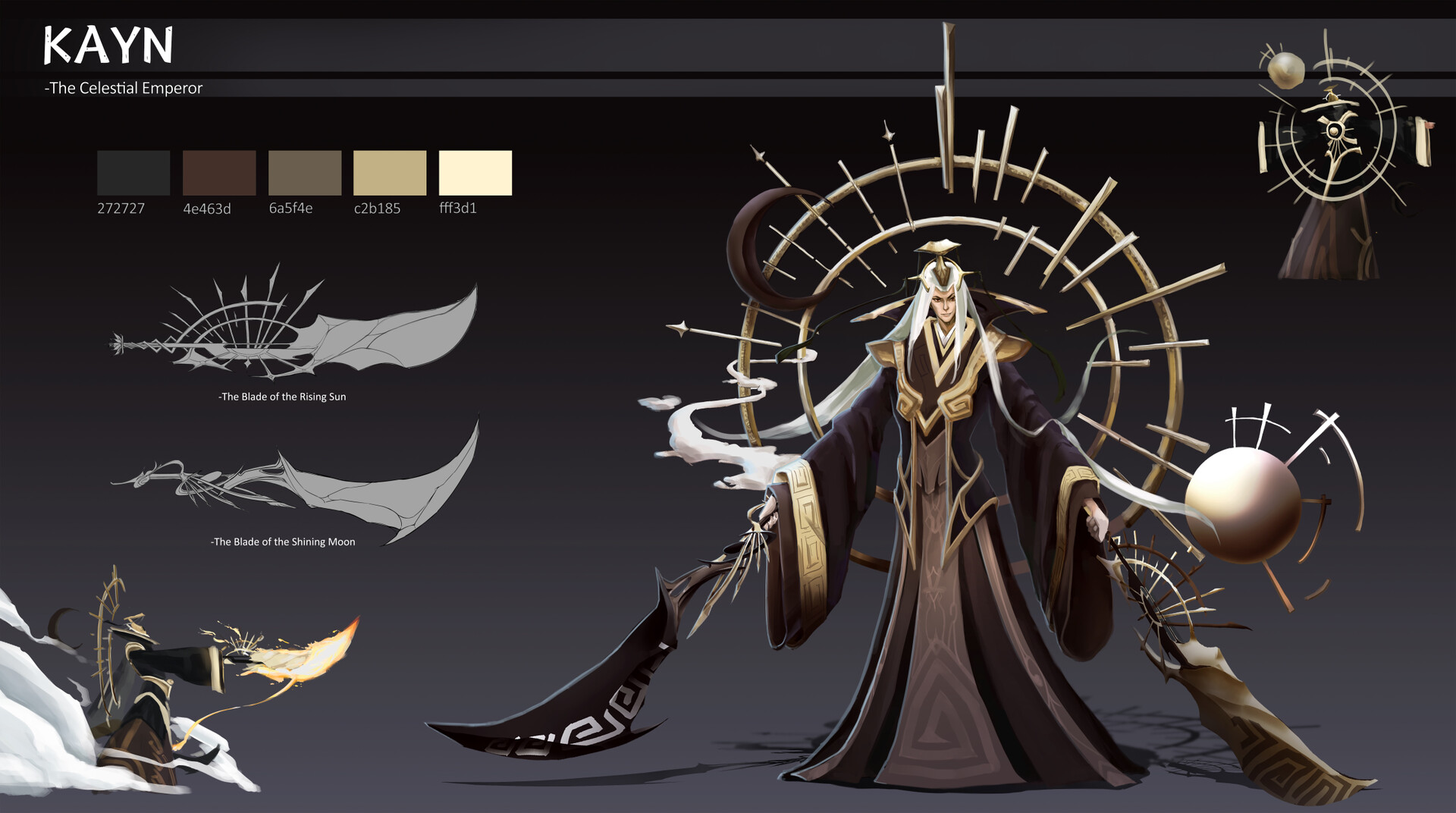 ArtStation - Character Concept: The Celestial Emperor