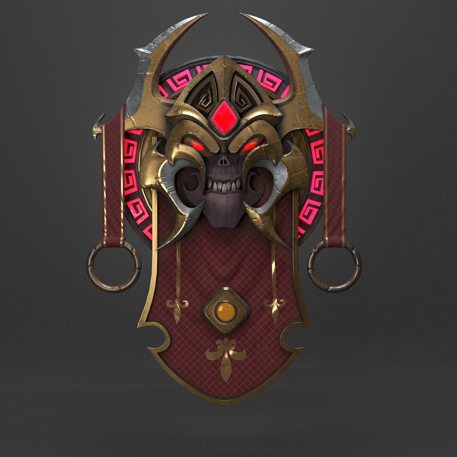 ArtStation - Shield 🛡️ for games Software used Maya, Mudbox, substance ...