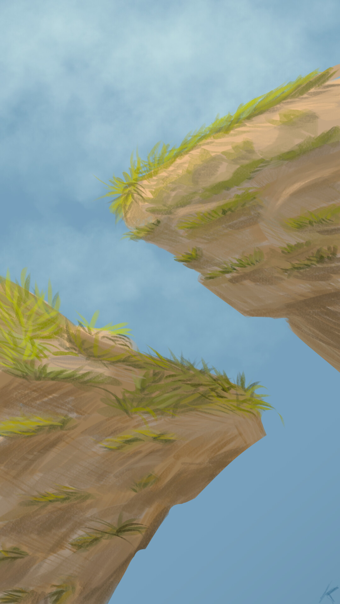 ArtStation - Cliffs concept