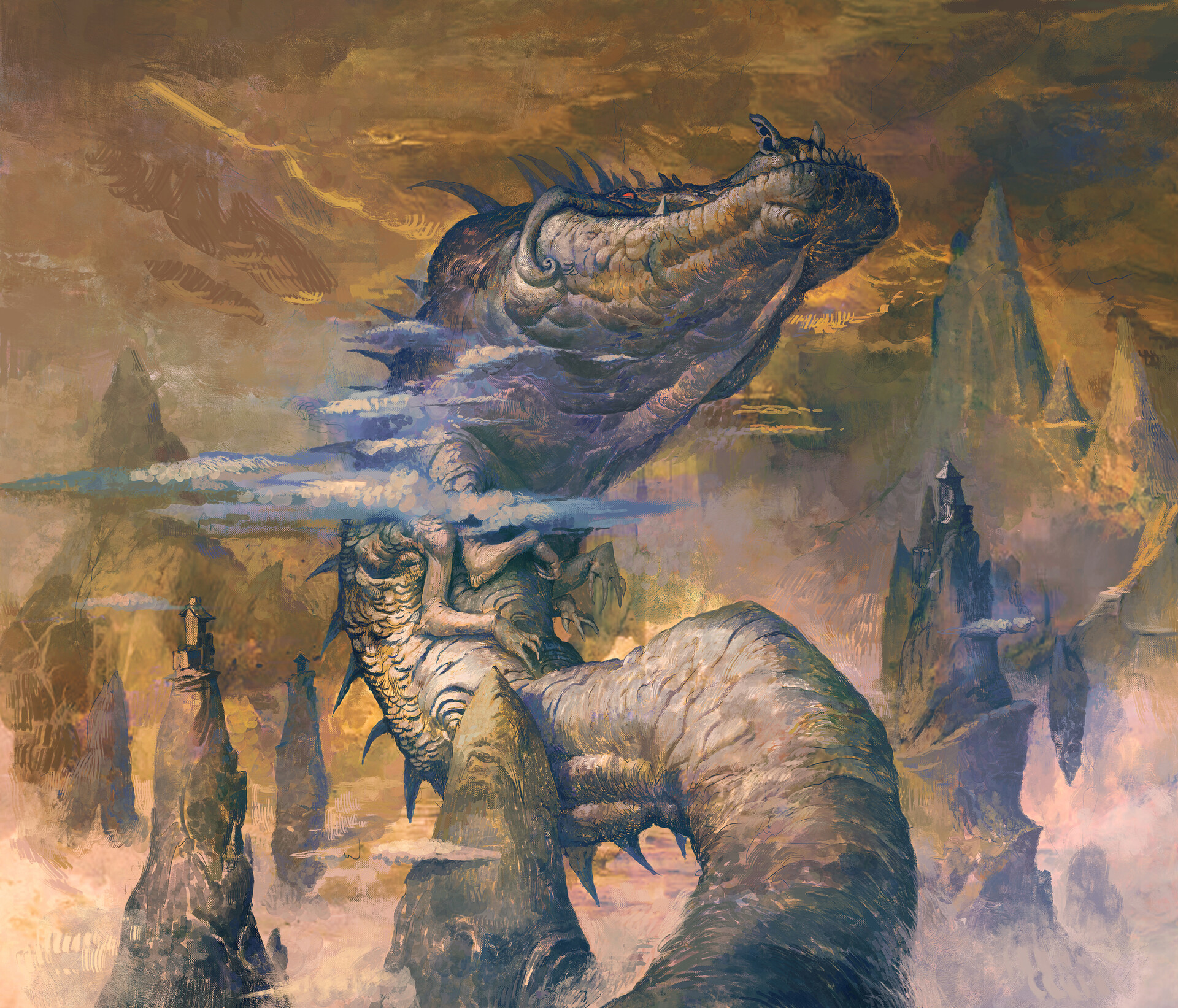 ArtStation - Cloud serpent