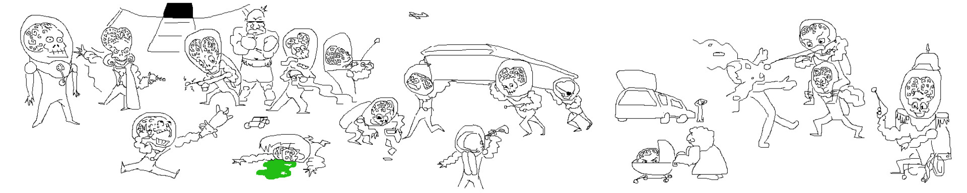ArtStation - Mars Attacks Sketches