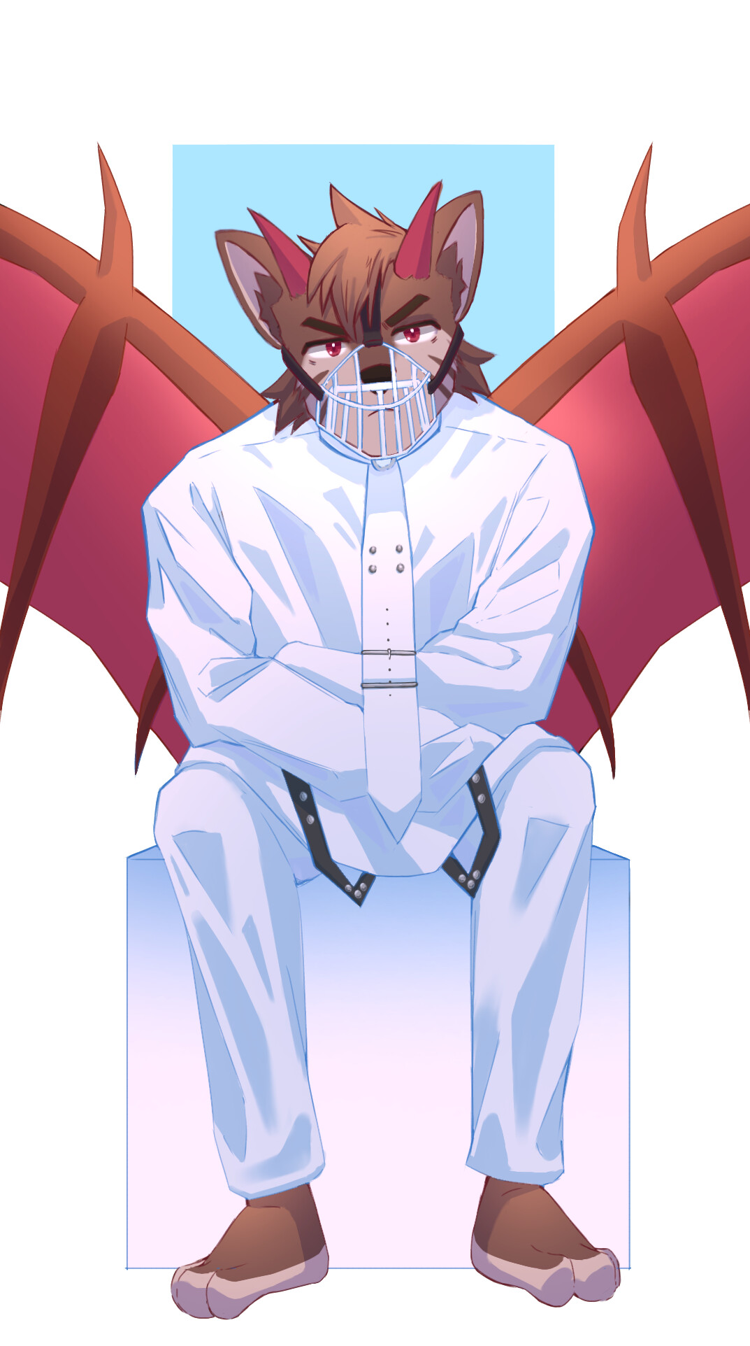 ArtStation - Crazy Demons Wolf commission