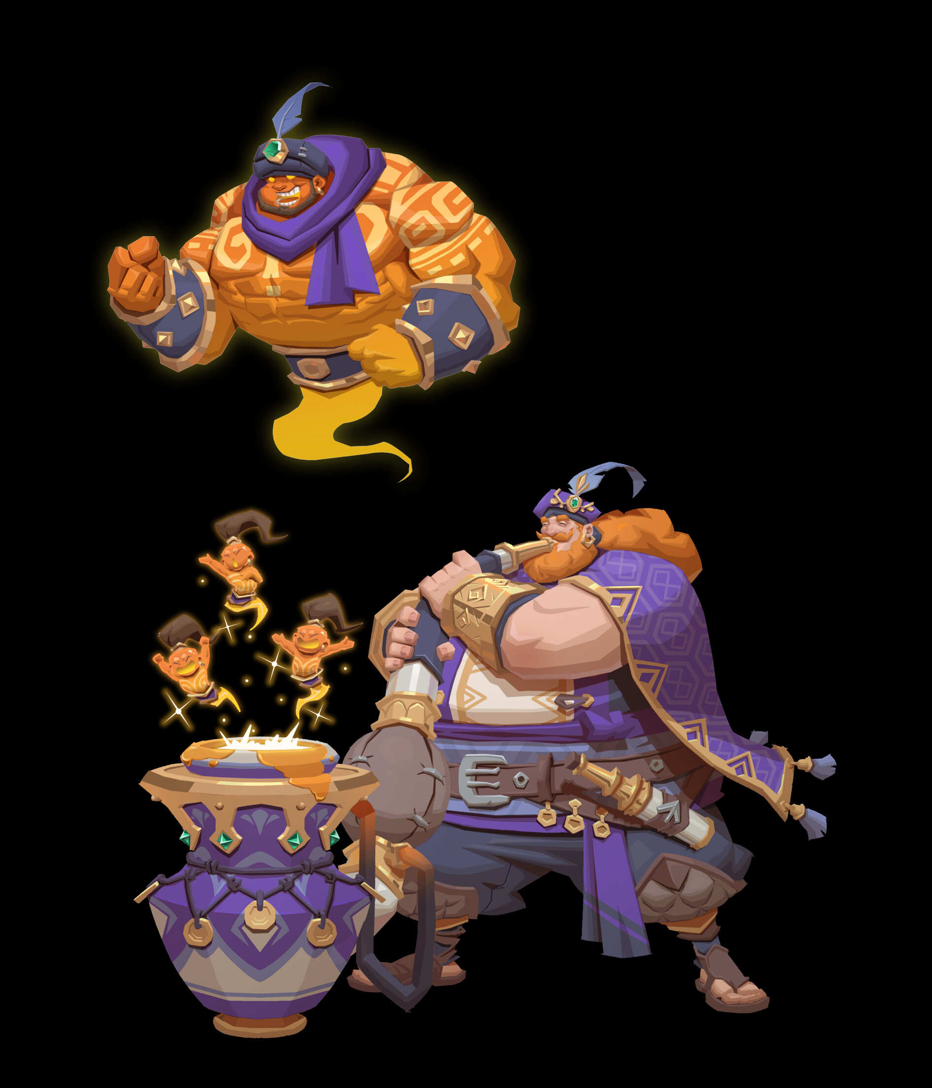 ArtStation - Arabic character design-阿拉伯角色设计