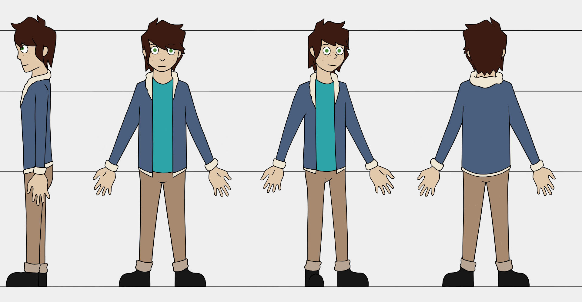 ArtStation - Brian model sheet
