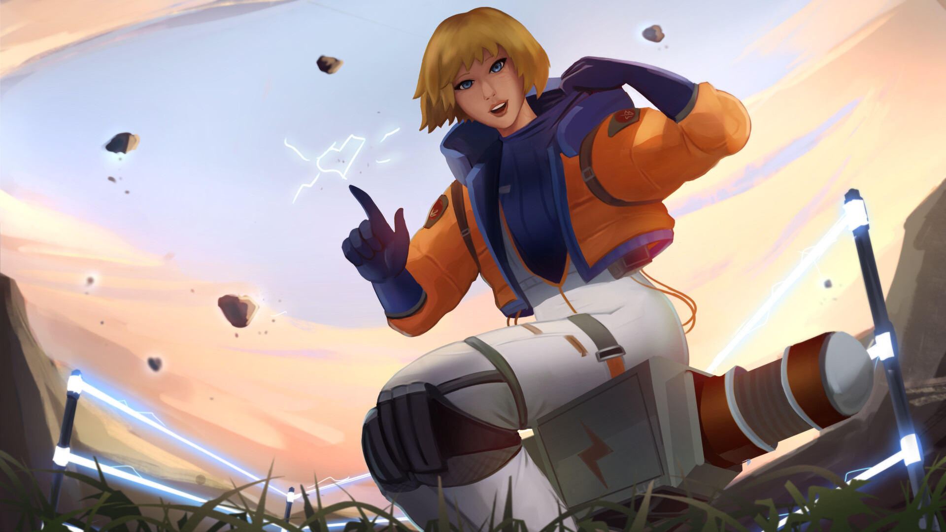 ArtStation - Apex Legends Wattson fanart