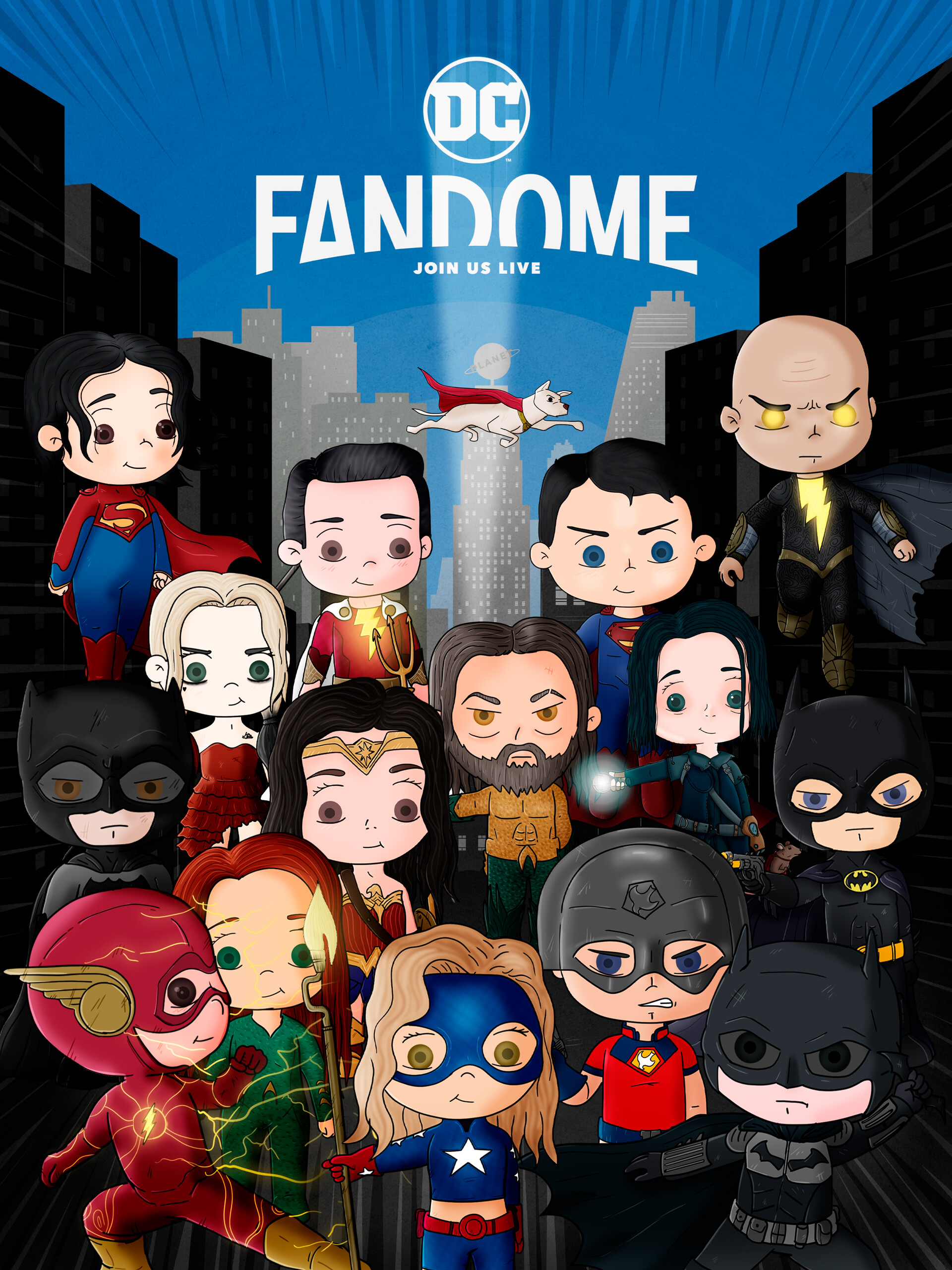 ArtStation - DC FANDOME POSTERS ART