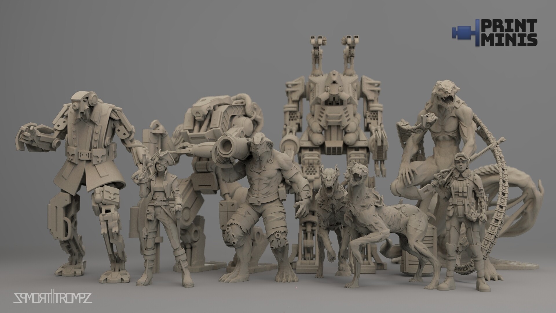 David Tromp - Print Minis Asset drop Collection