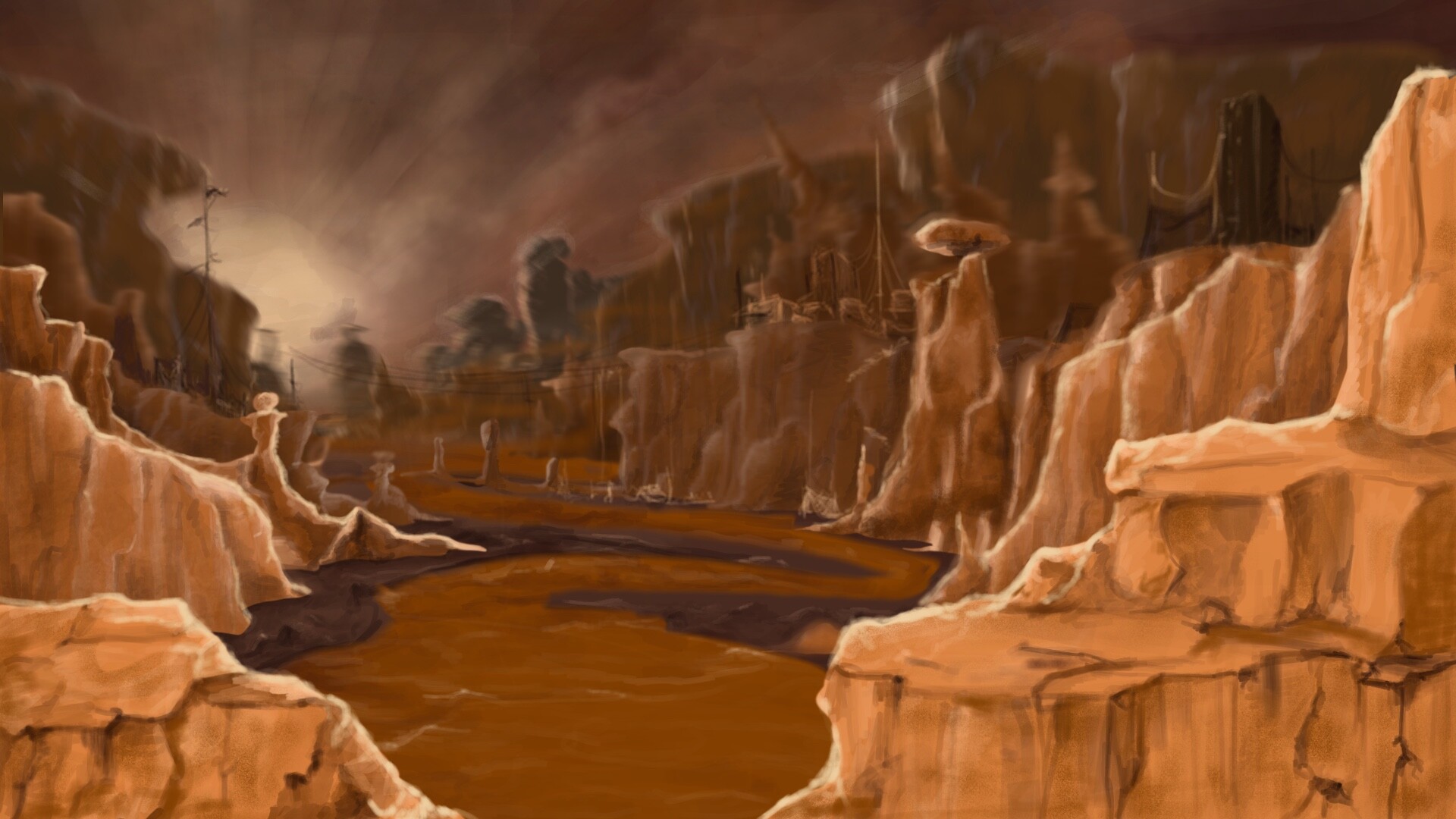 simge hasakioğulları - 2D game concept art