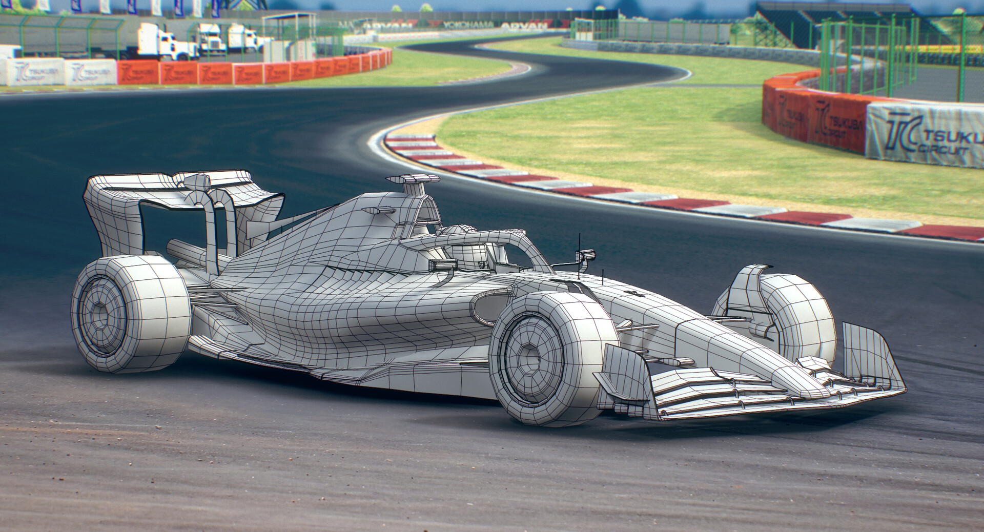 OpticalDreamSoft - Haas F1 Team Season 2022 Formula 1 Race Car 3D model