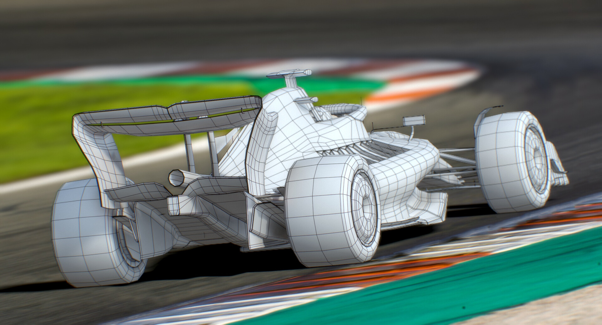 OpticalDreamSoft - Haas F1 Team Season 2022 Formula 1 Race Car 3D model