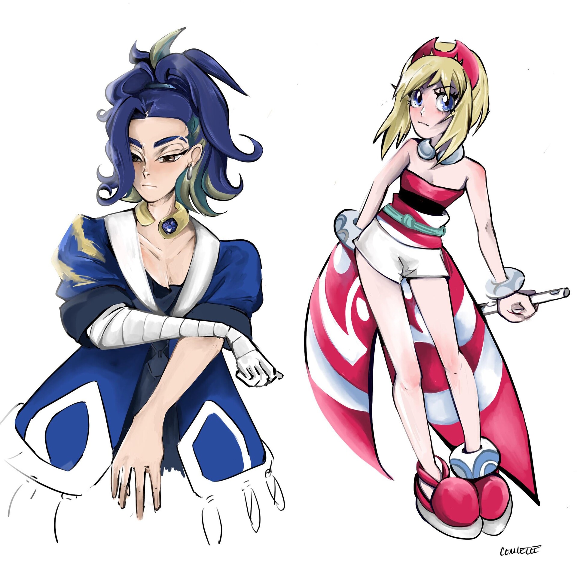 Brooklynn Diaz - Adaman and Irida (Pokemon Legends Arceus Characters)