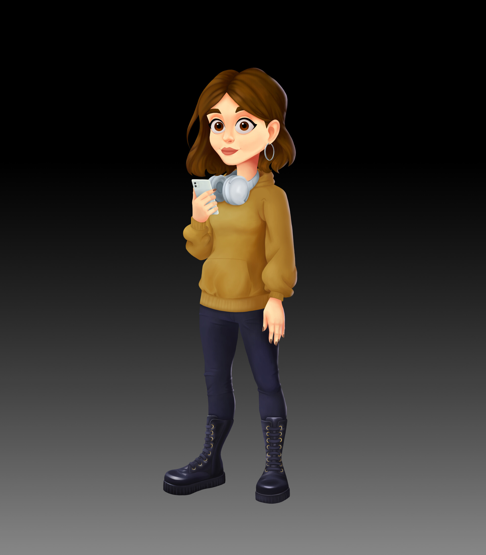 ArtStation - Girl in Playrix style