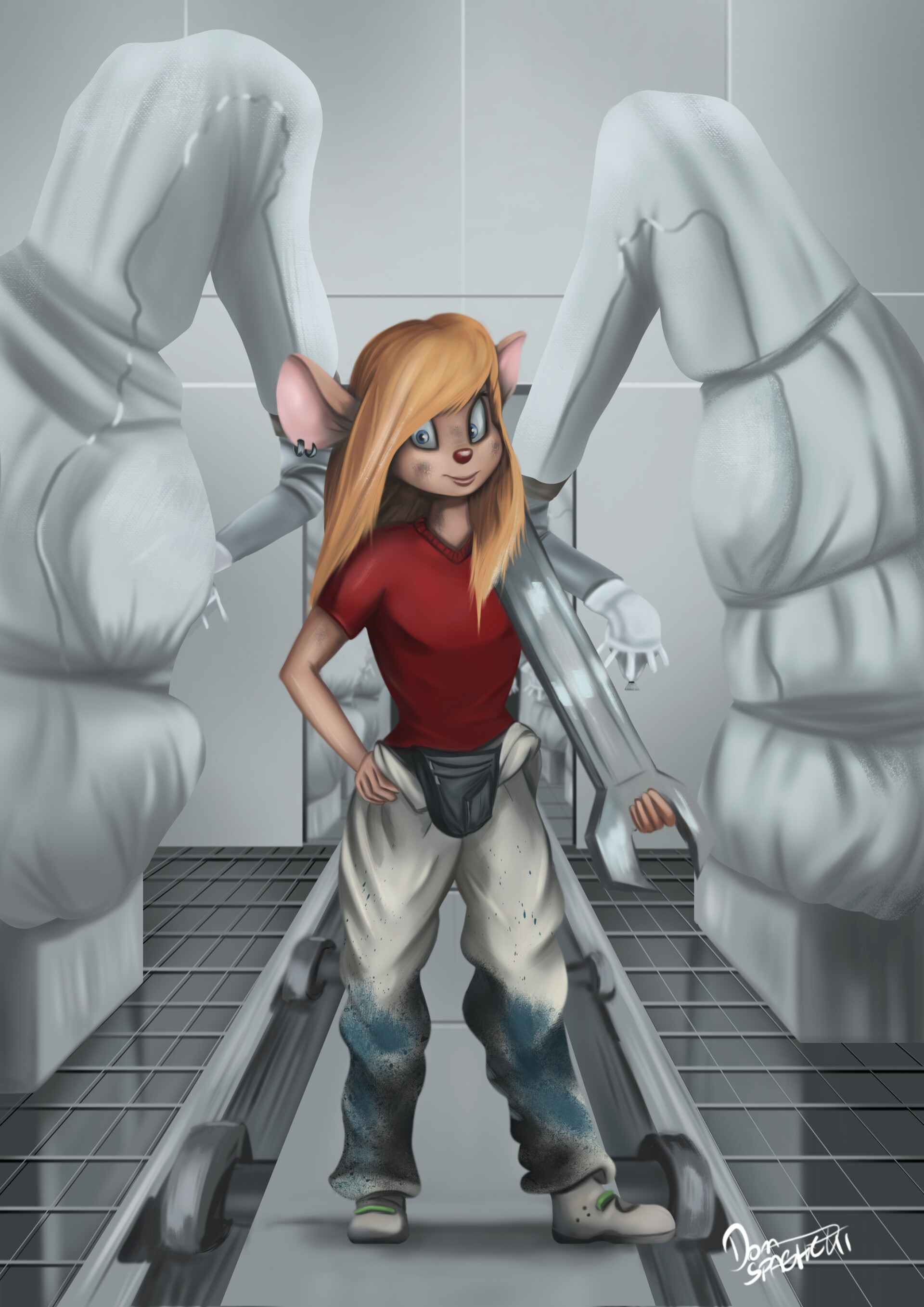 ArtStation - Gadget from Rescue Rangers - Mechatronics