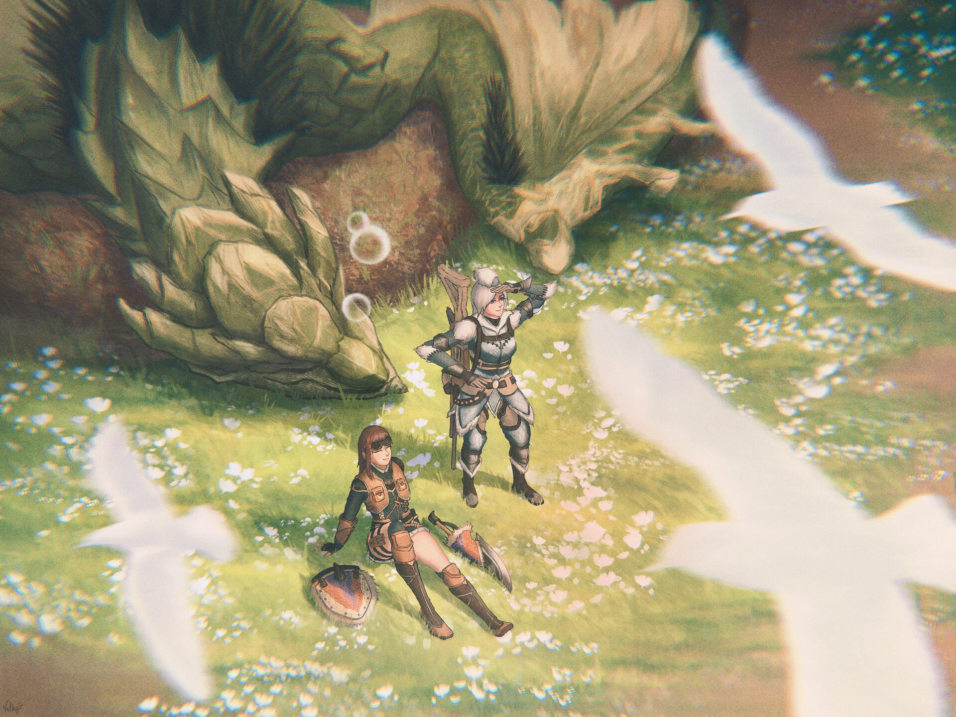 ArtStation - Quest complete - Monster Hunter