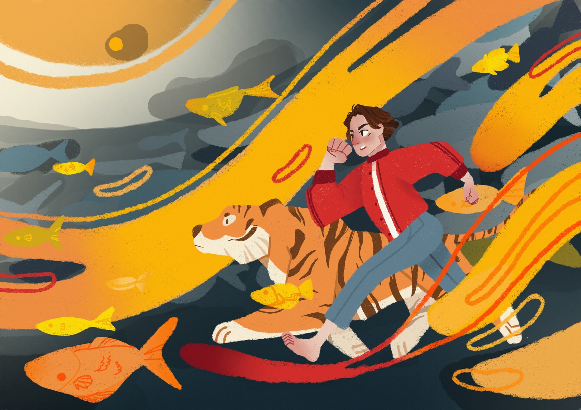 ArtStation - running with the tiger