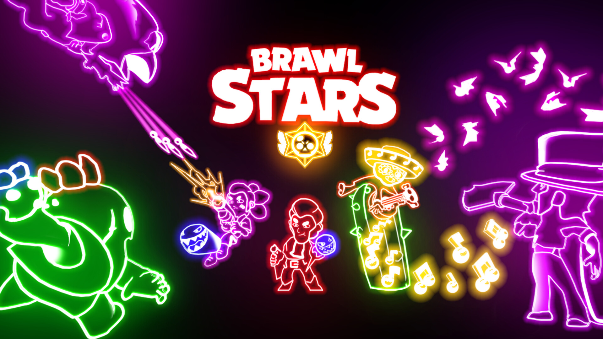 ArtStation - Neon Brawl Stars