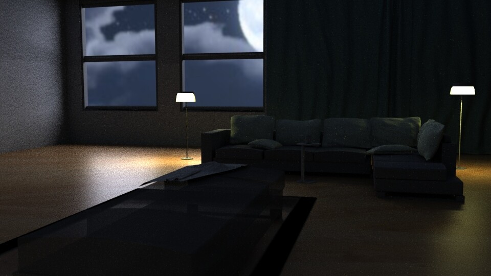 ArtStation - Ilumination room.