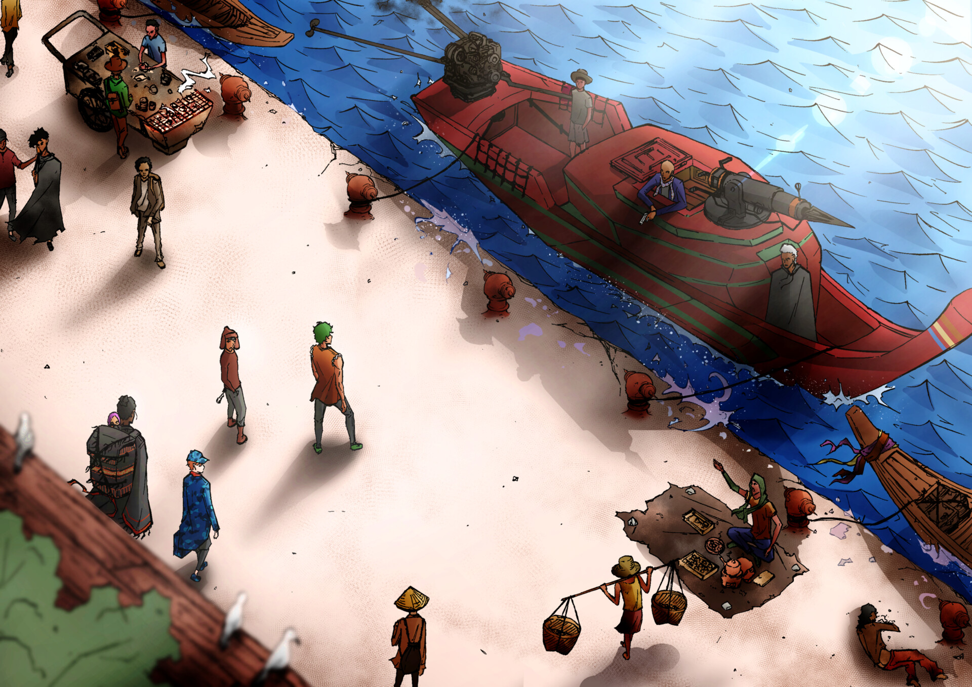 ArtStation - Sea For Nomads Scene 11