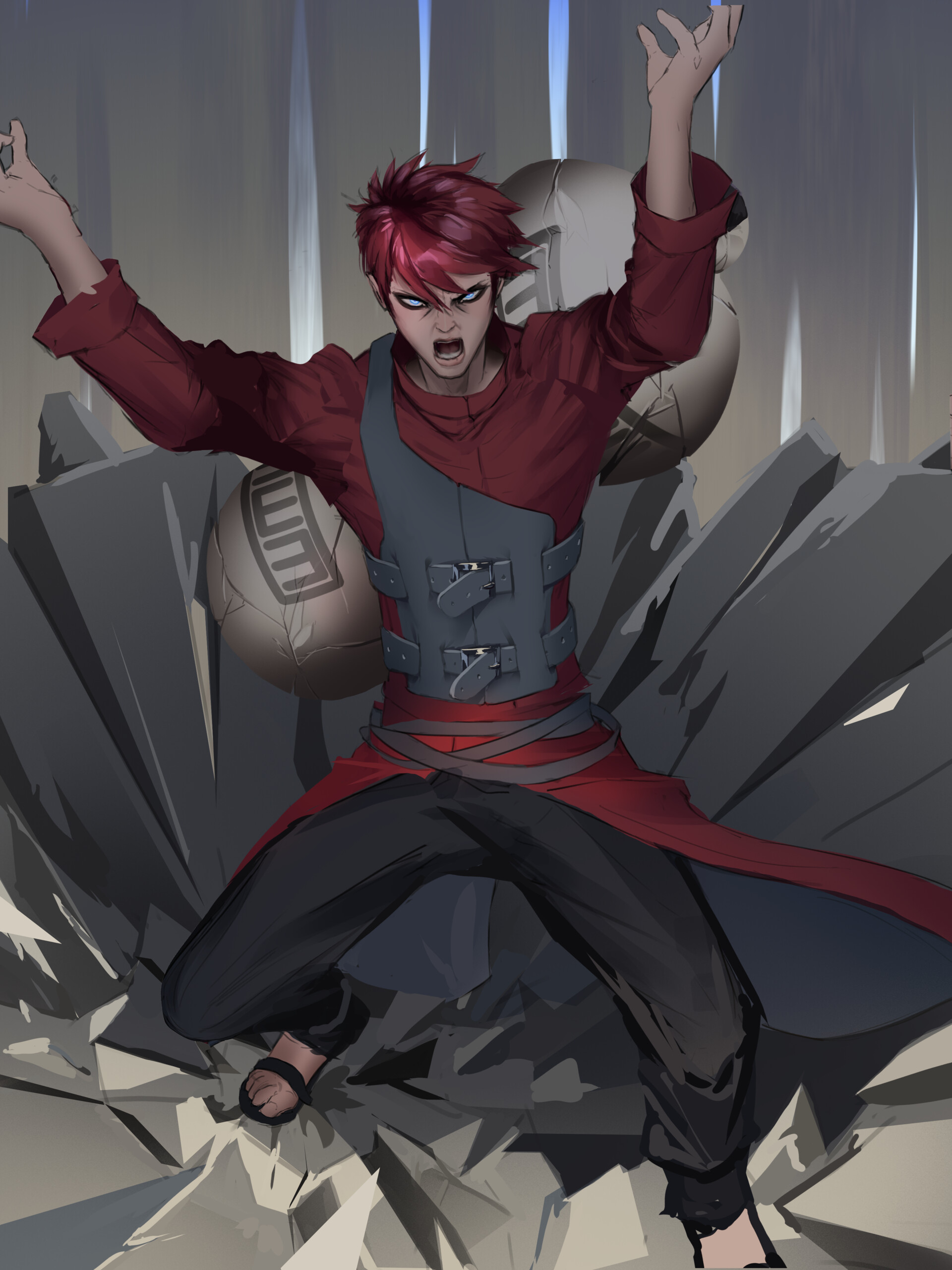 flxillustration - Is this the Power of a God? | Gaara