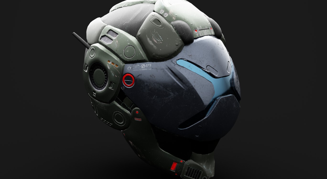 ArtStation - Sci-fi Helmet