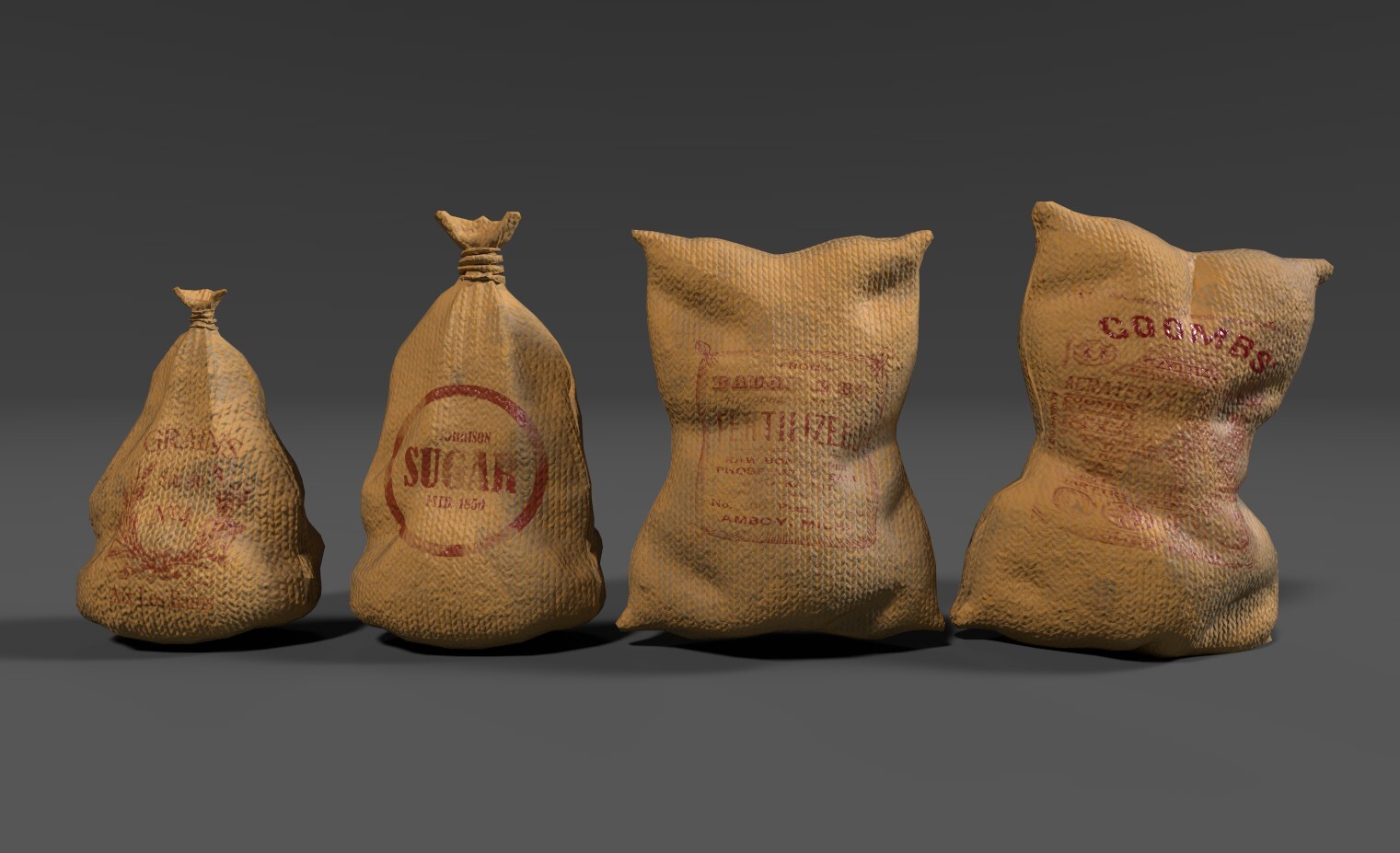 Vishal Prabhakar - Low Poly Assets: Sacks