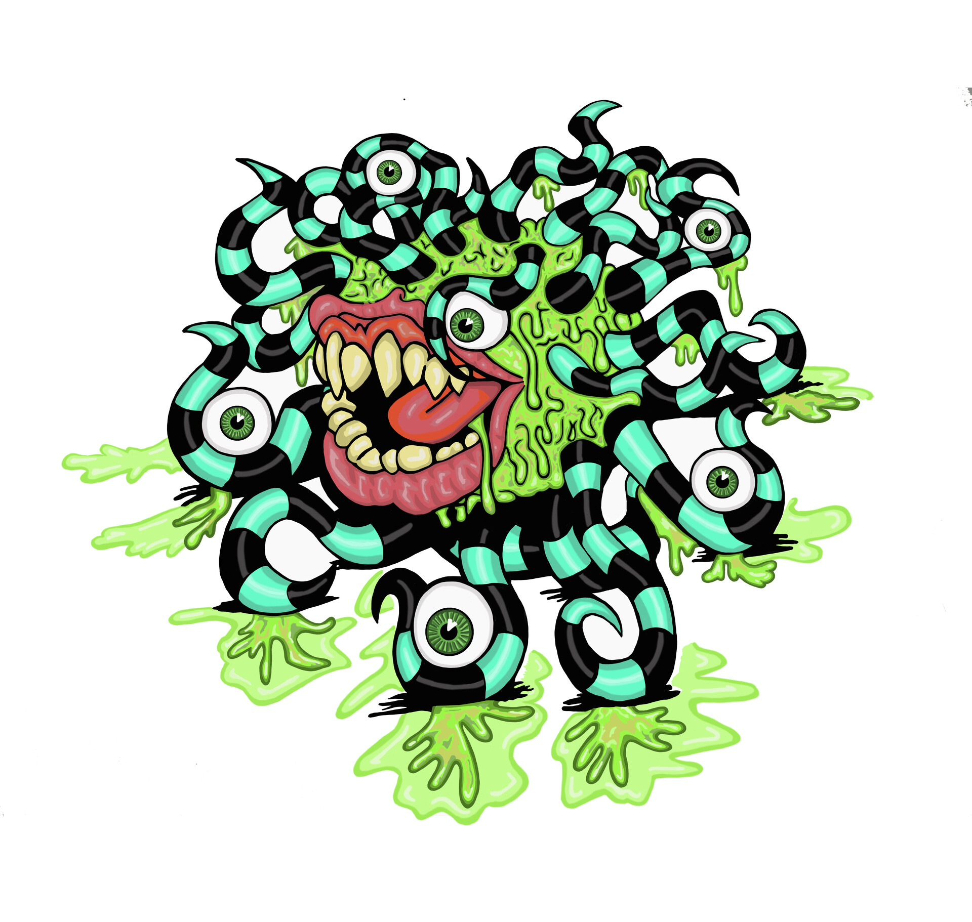 ArtStation - Creature from another planet illustration