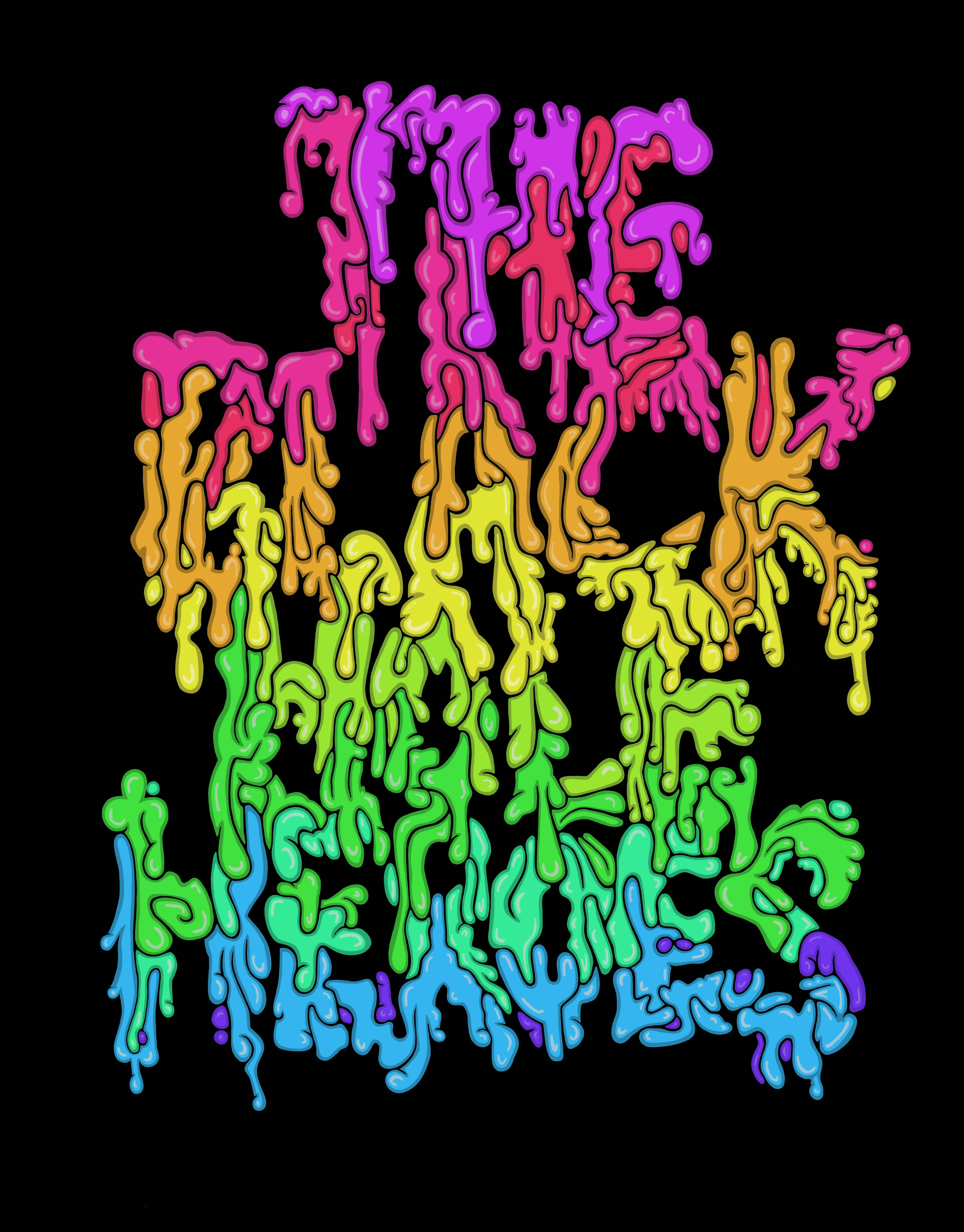 ArtStation - Comic Book slime writing illustration