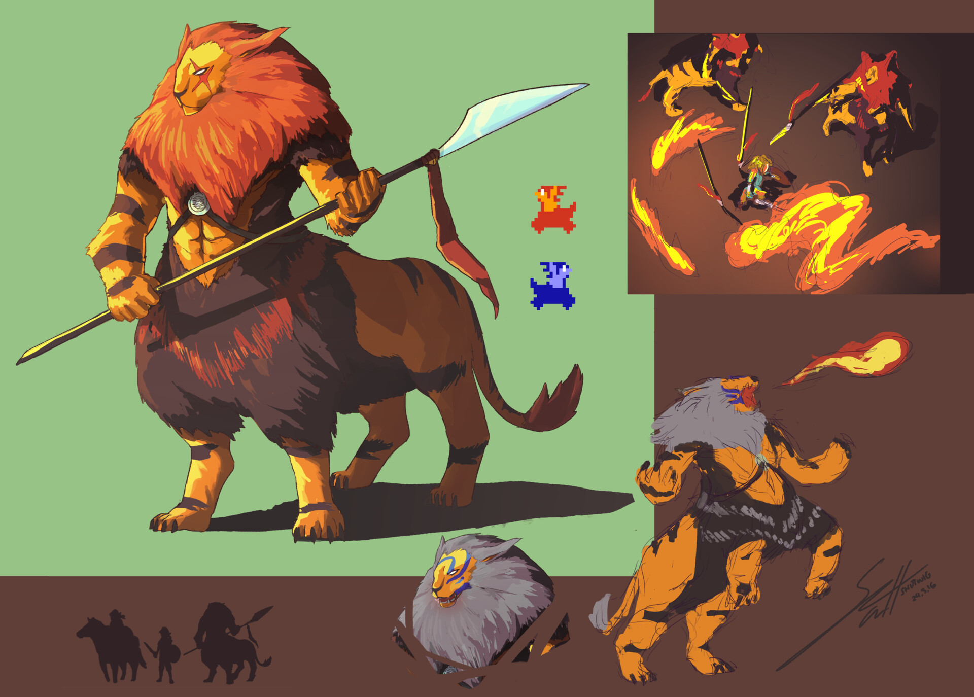 Matías Castellani López - Zelda Monsters Redesign