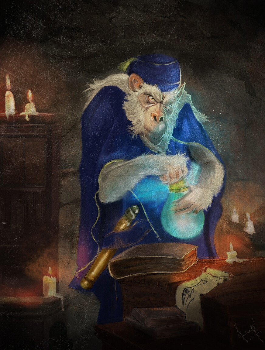 ArtStation - the mOnkey Witch