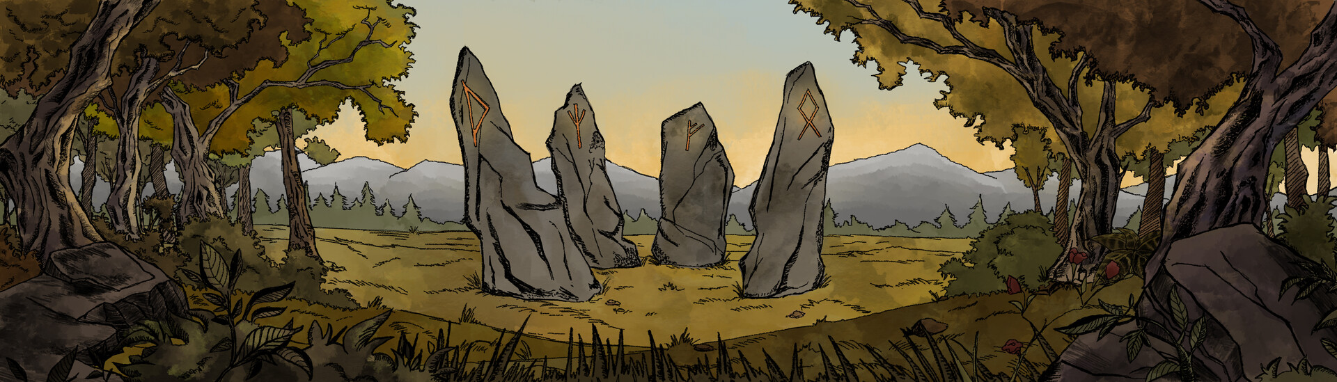 ArtStation - Celtic Forest