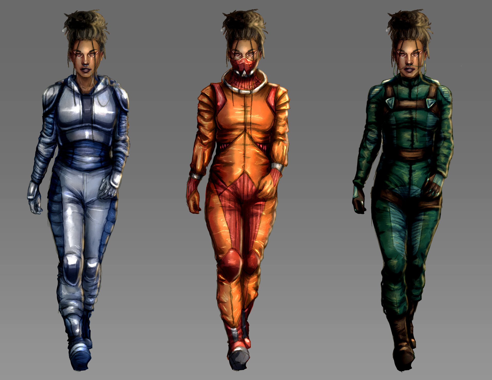 ArtStation - Concept: O2 Supporting Spacesuit