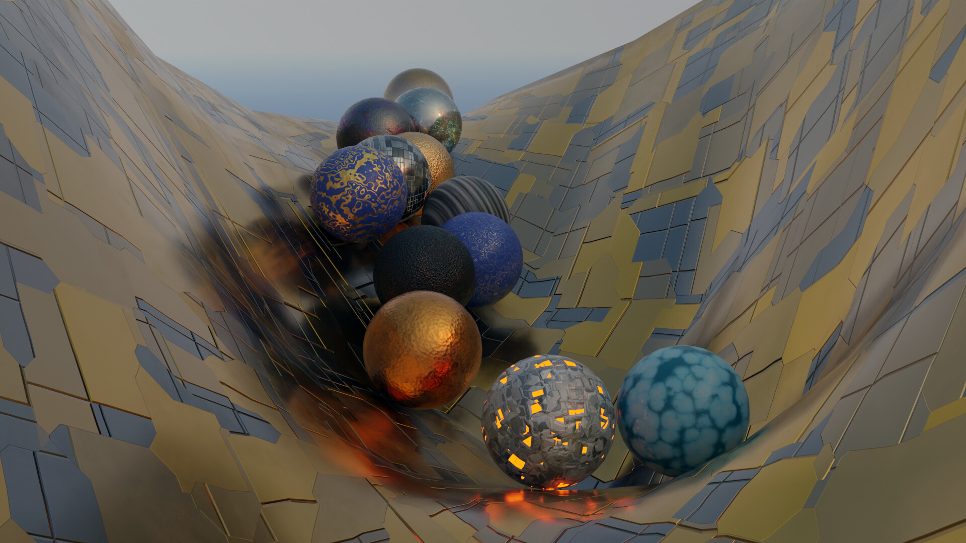 ArtStation - Abstract Balls