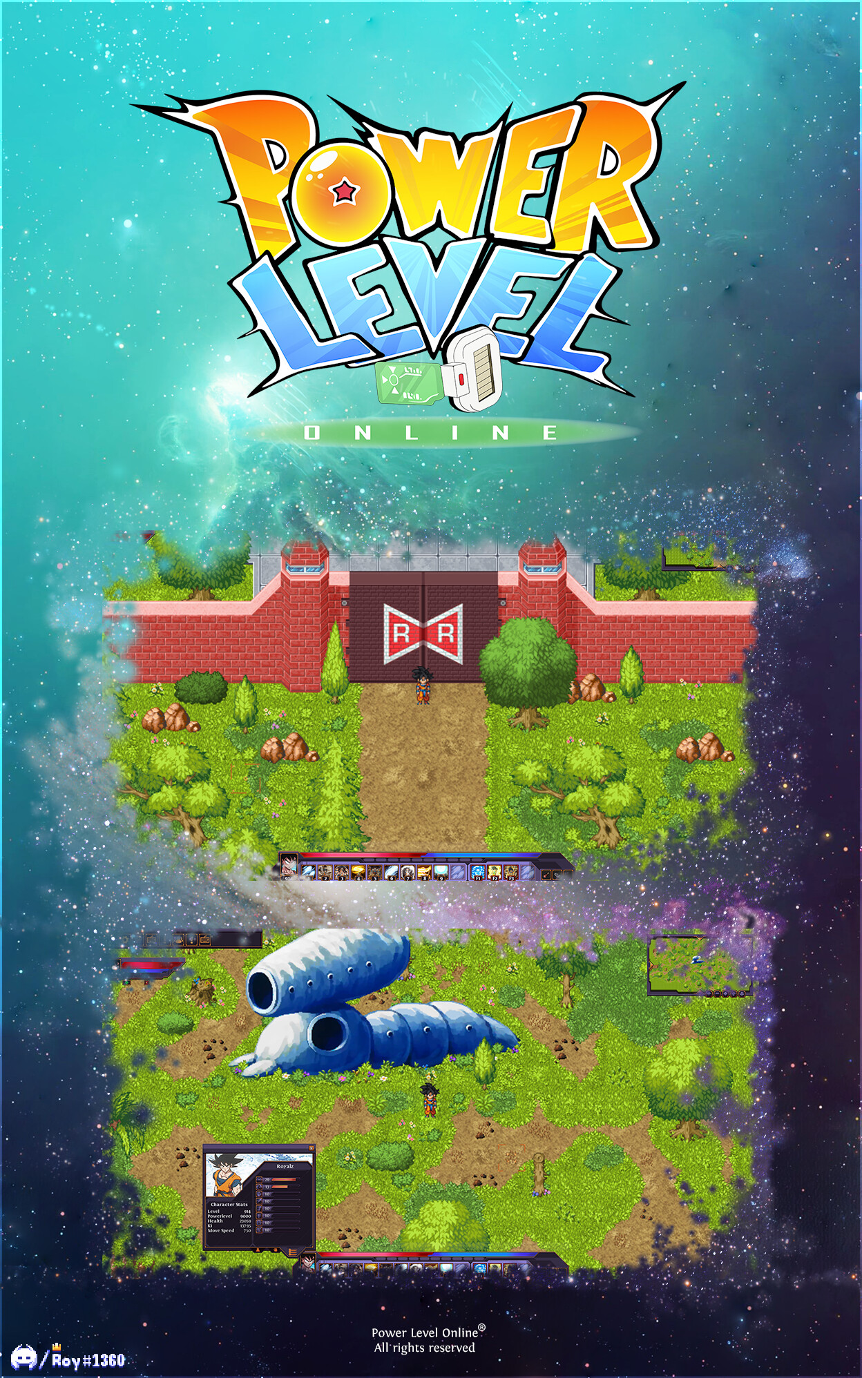 ArtStation - Power Level Online poster