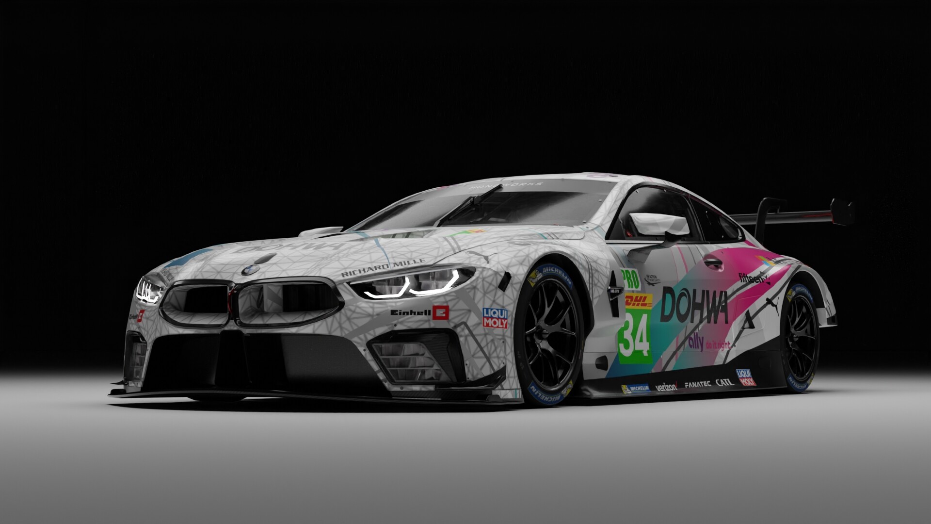 ArtStation - BMW M8 GTE DOHWA livery [White]