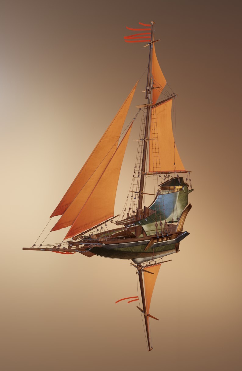 Fantasy Sailing Ship