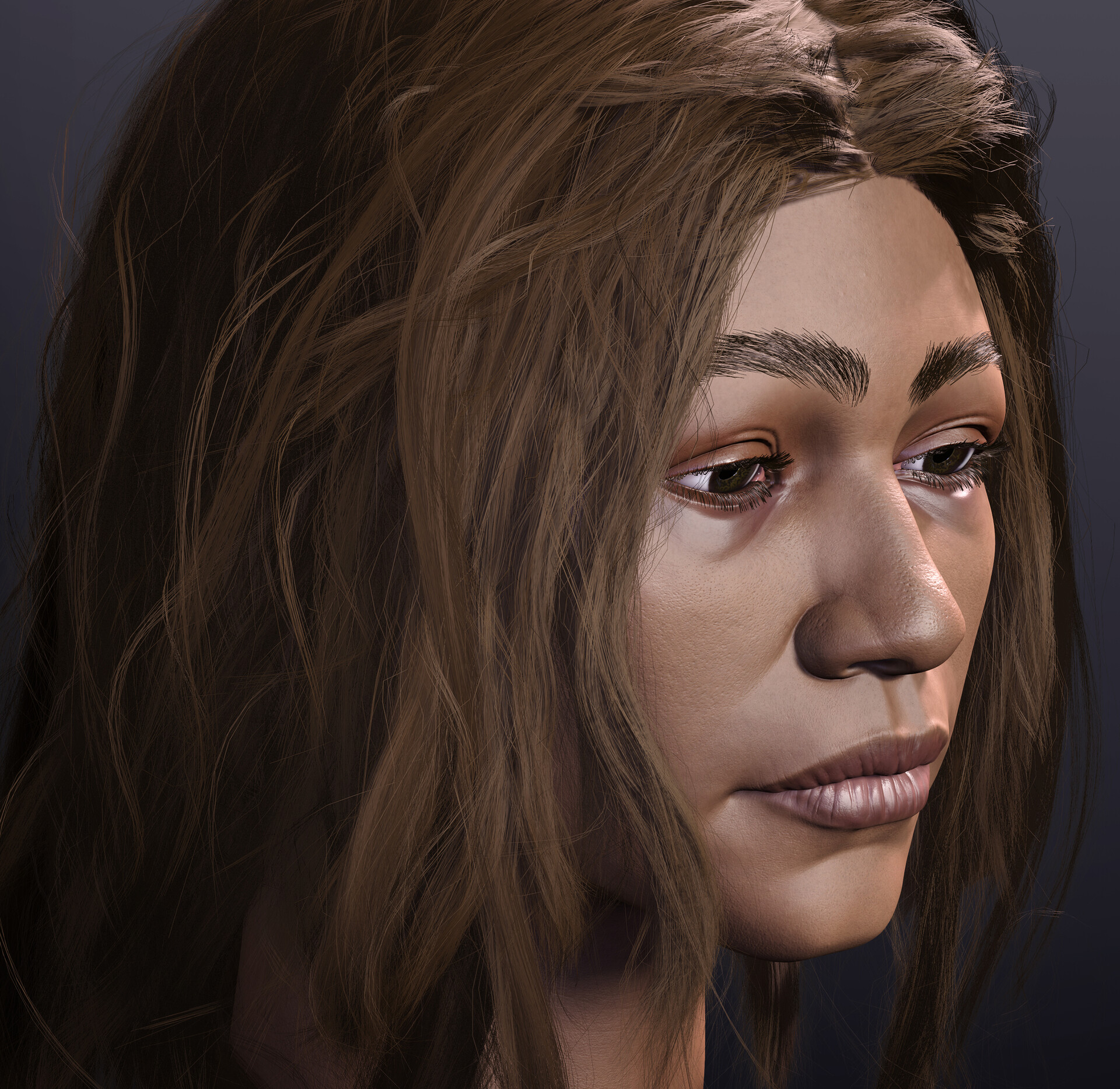 ArtStation - tired girl