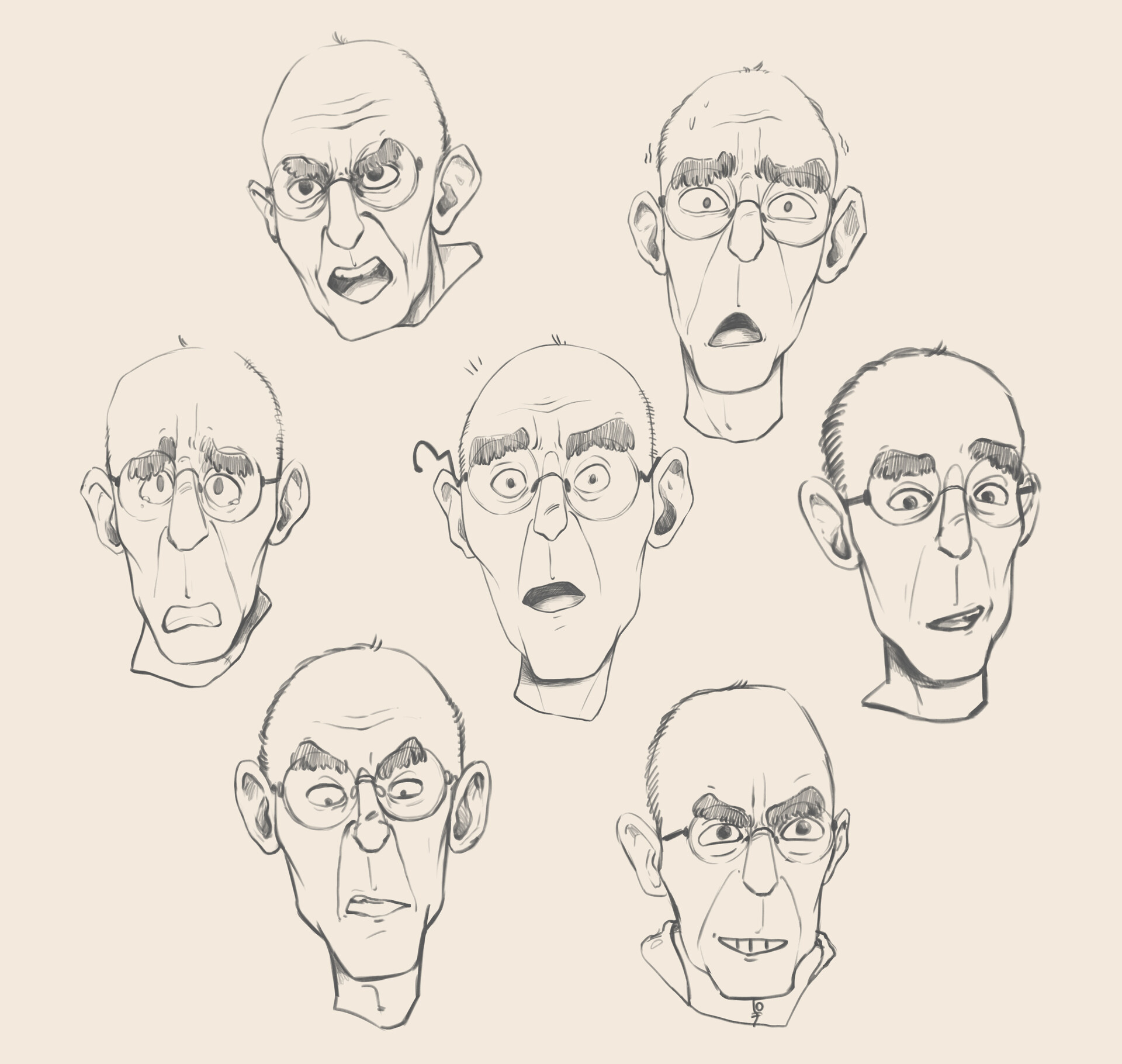 ArtStation - Facial expressions