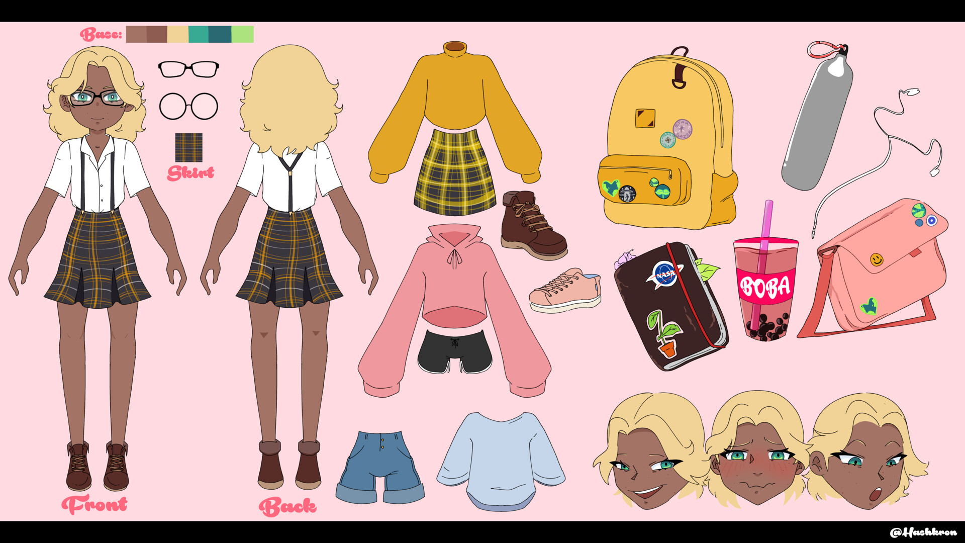 ArtStation - Character sheet: Commission