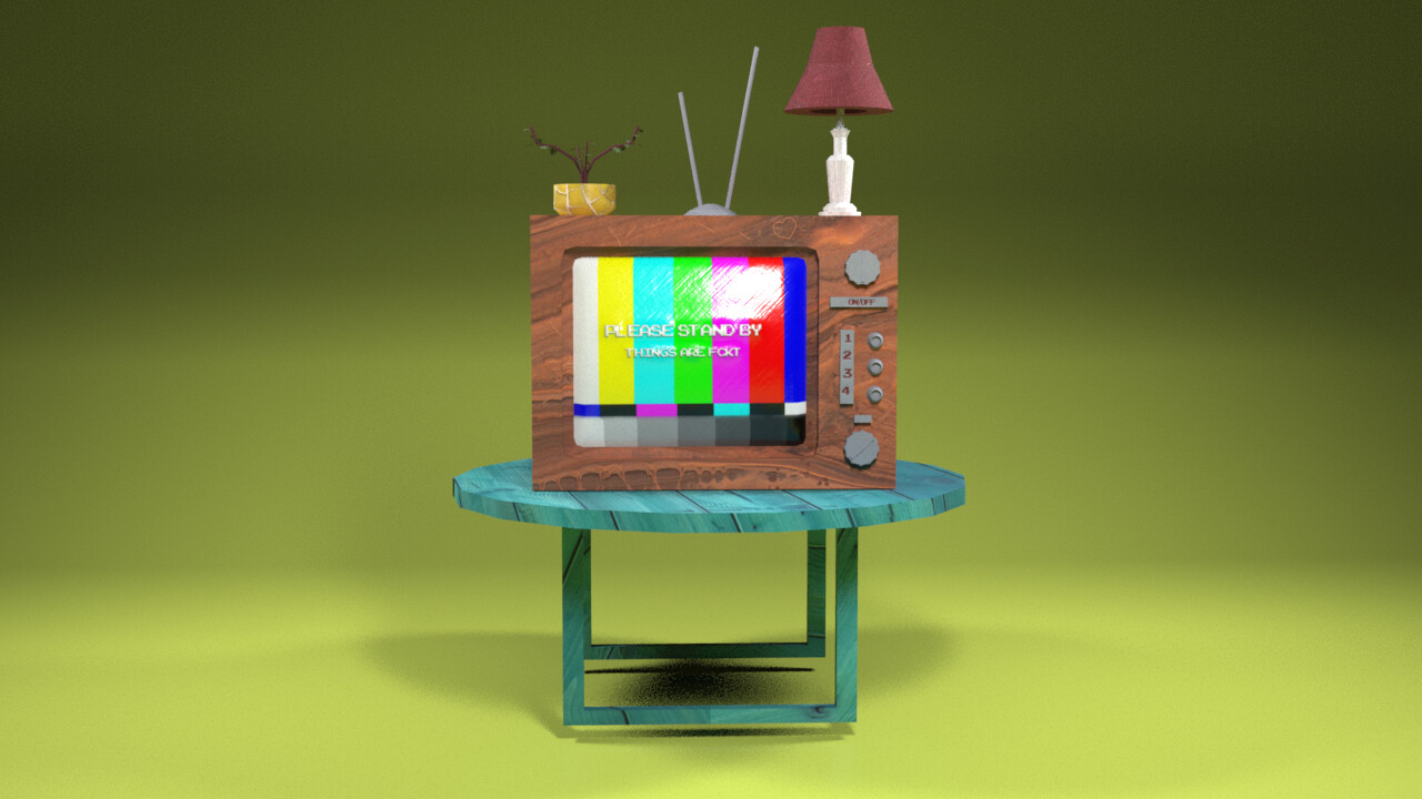 ArtStation - Old TV