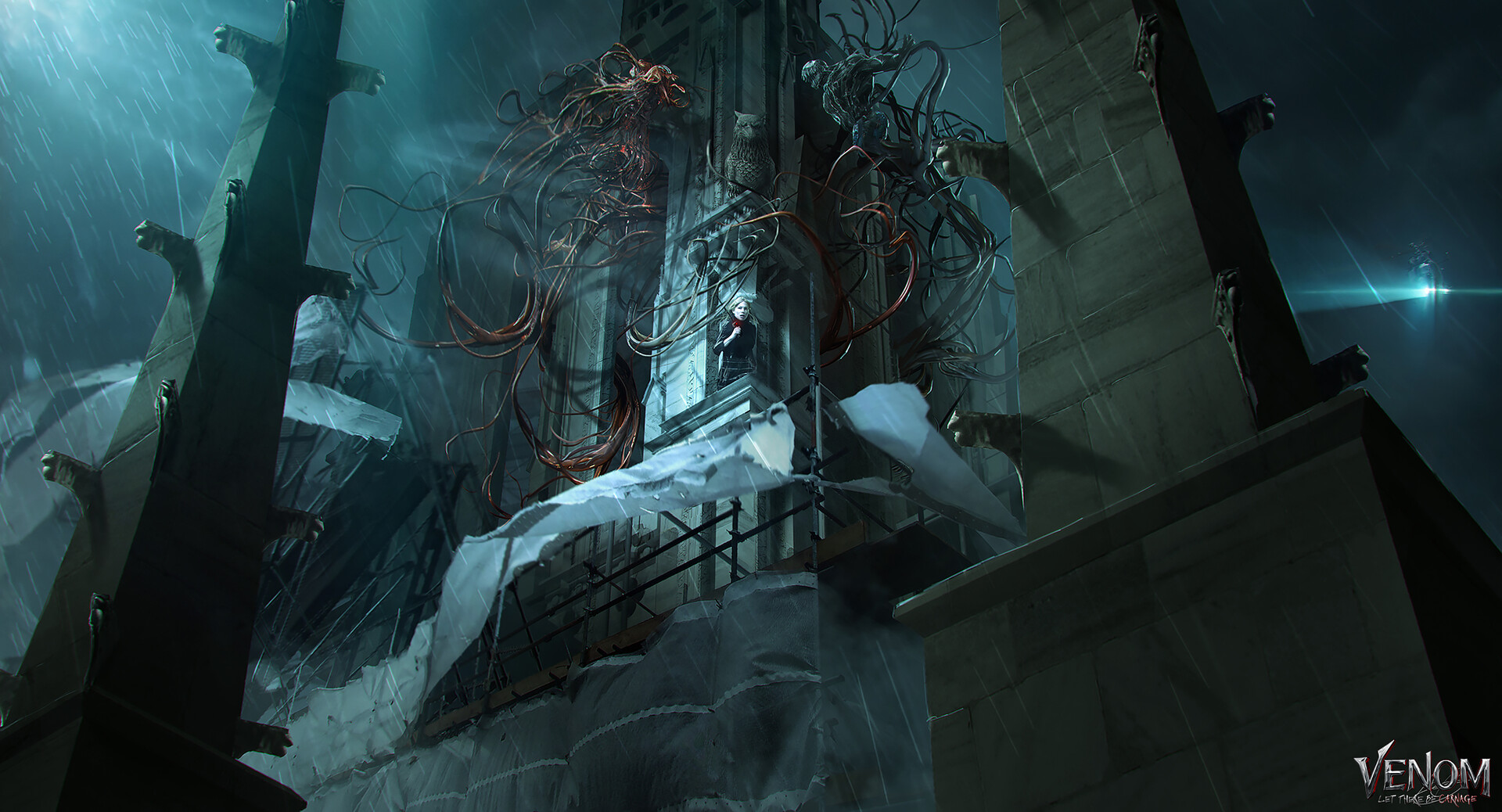 Adam Burn - Venom 2 Let There Be Carnage: Cathedral Exterior Fight