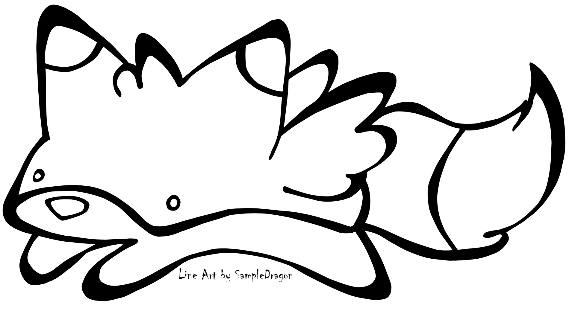 flying fox coloring page