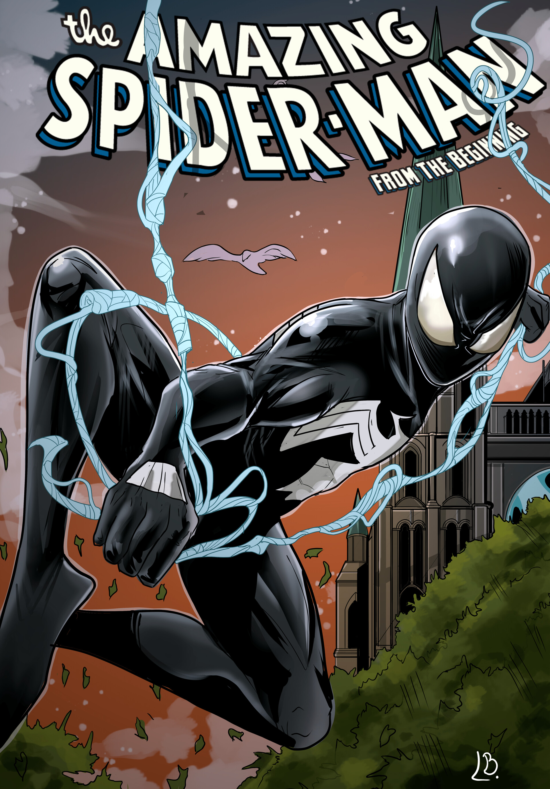 ArtStation - Spider-man Symbionte Cover Art