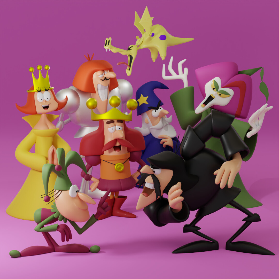 ArtStation - King Arthur and the Square Knights of the Round Table - Final