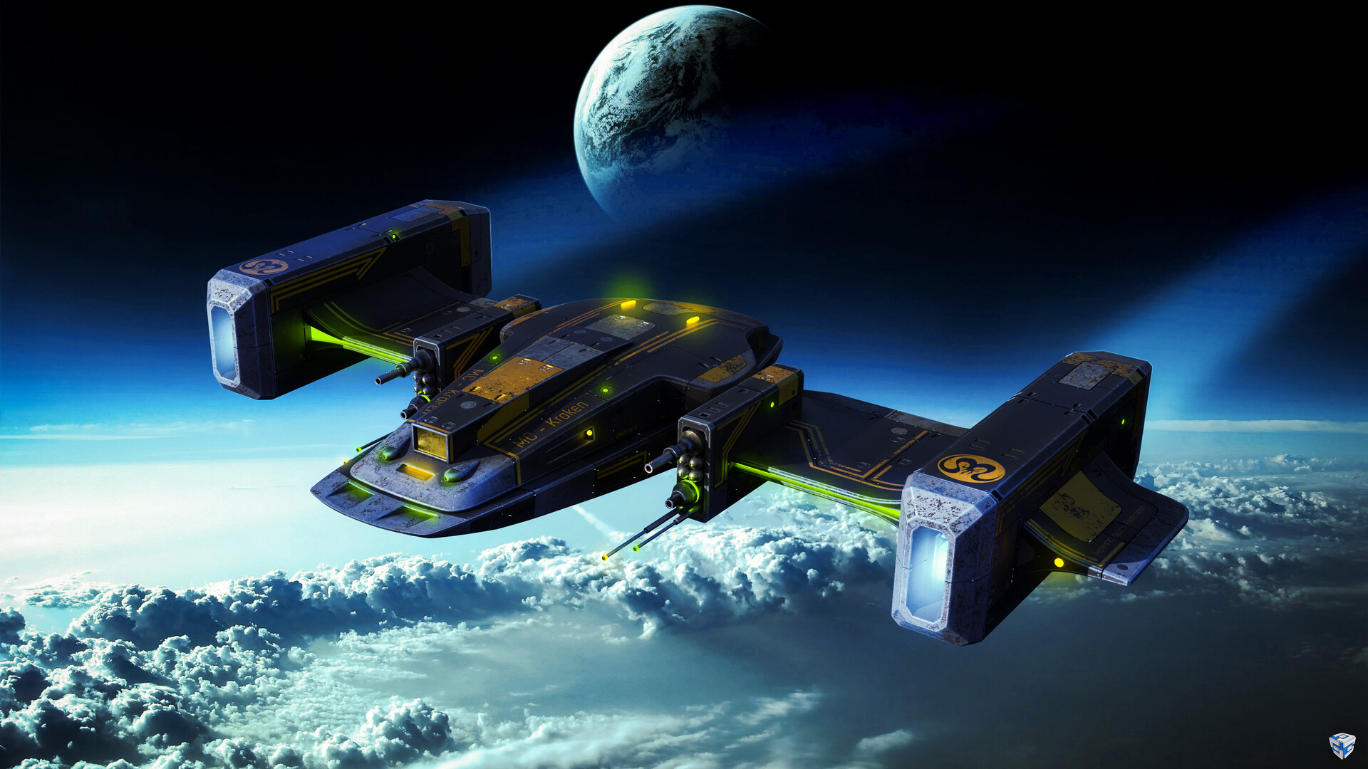 ArtStation - Mermac Space Federation MC-KRAKEN