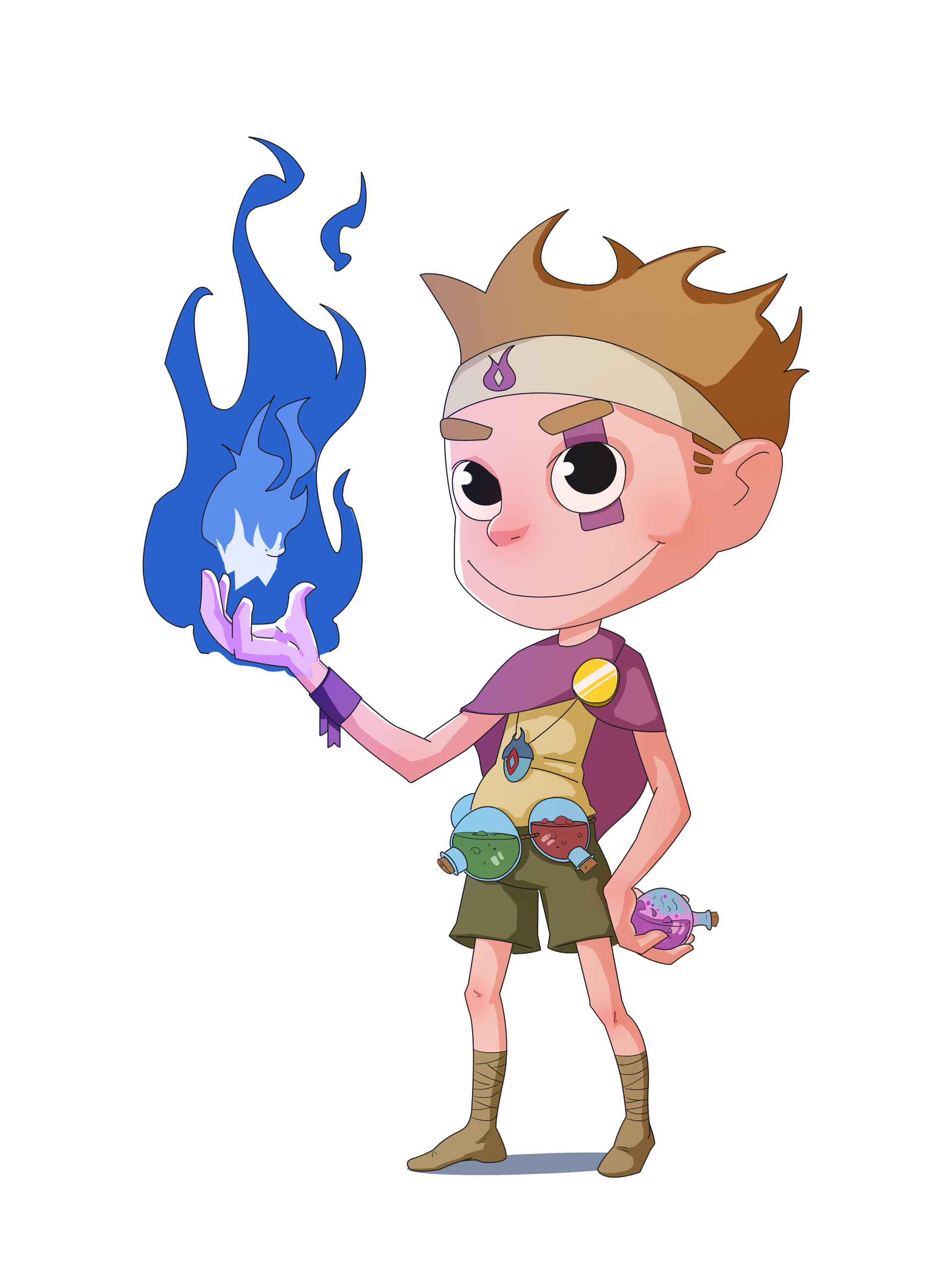 ArtStation - Wizard boy trial- Character design test