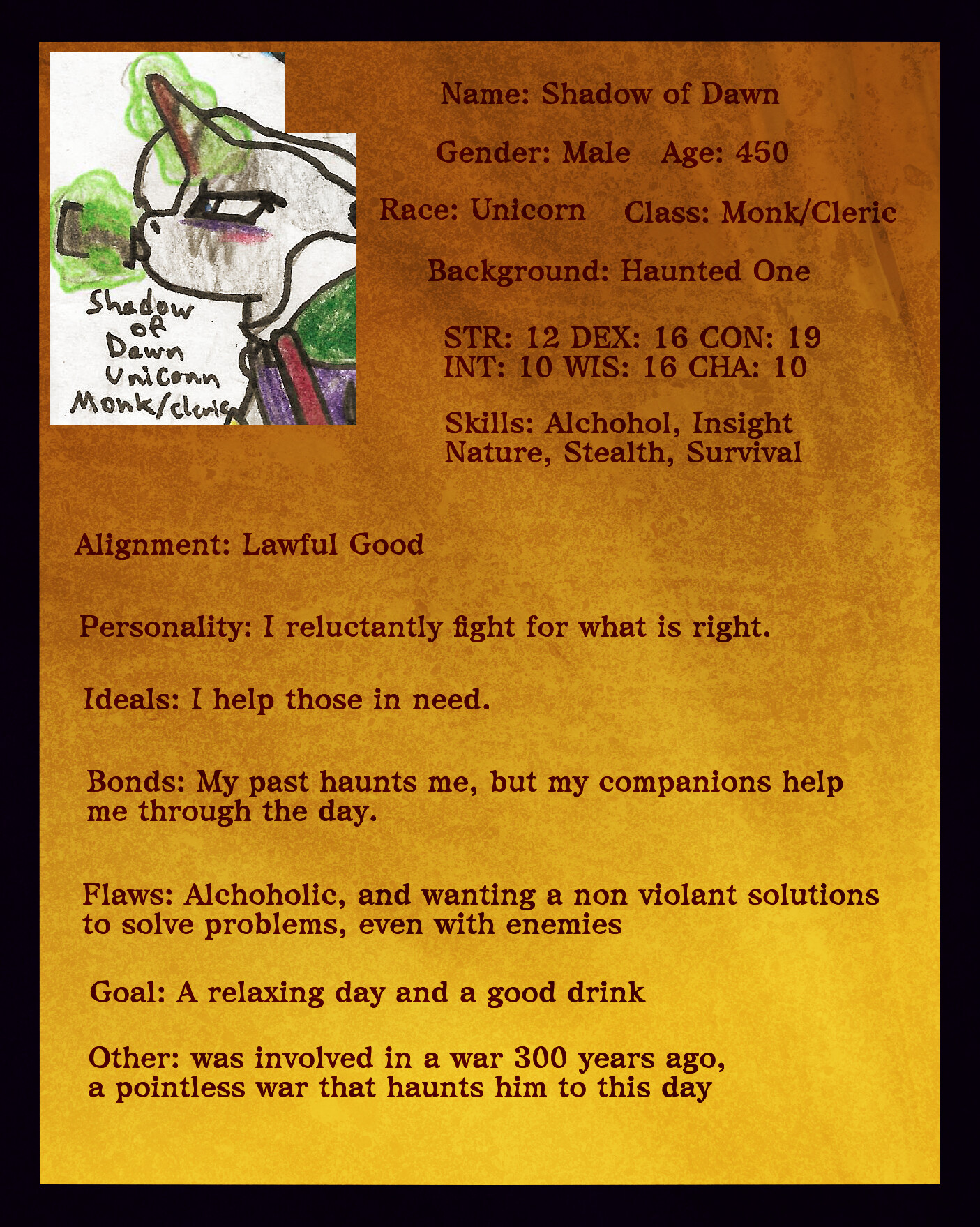 Joshua T Jenkins - Dnd Party of The Lost Shadow Campaign