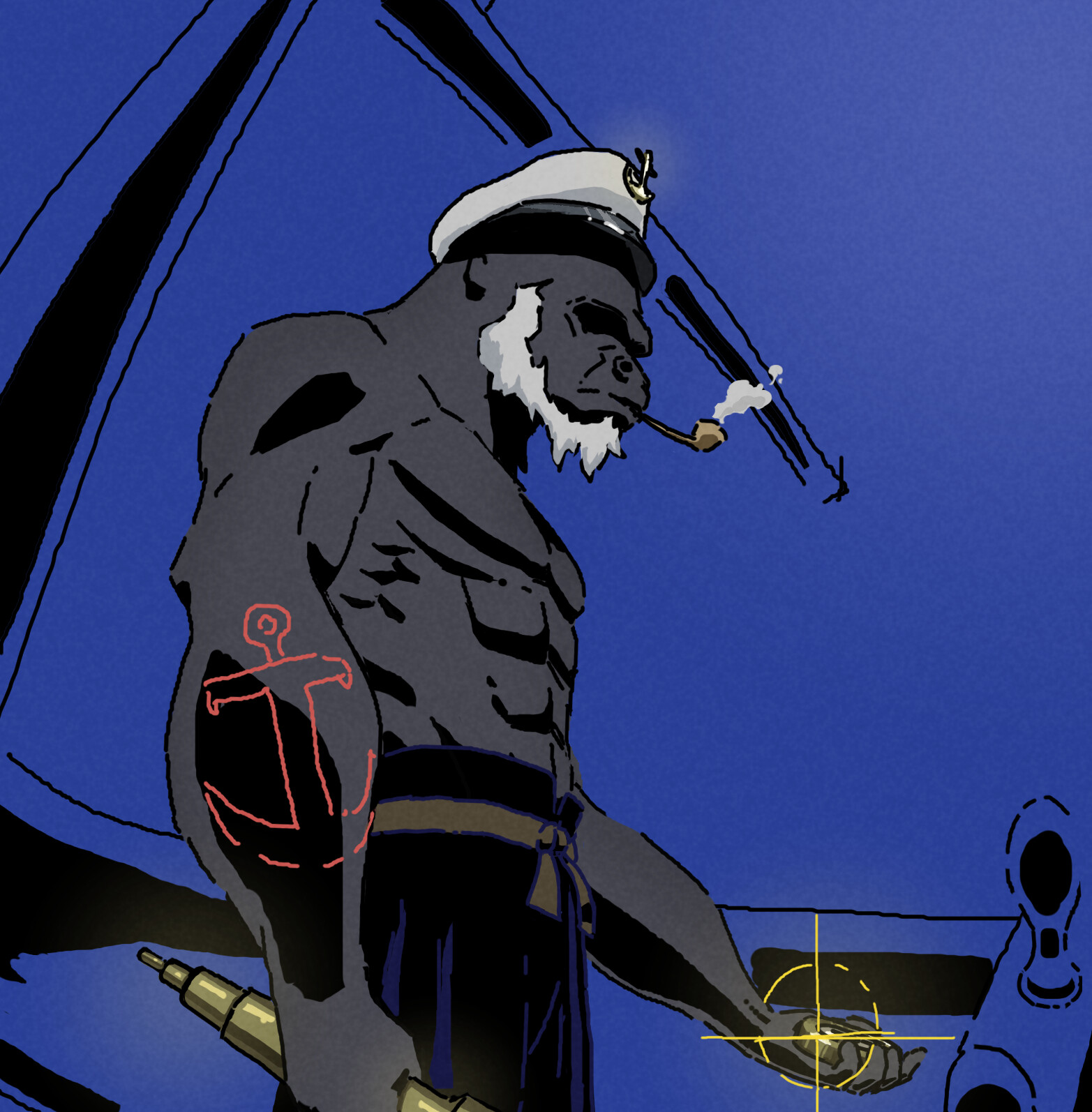 ArtStation - An Old Captain